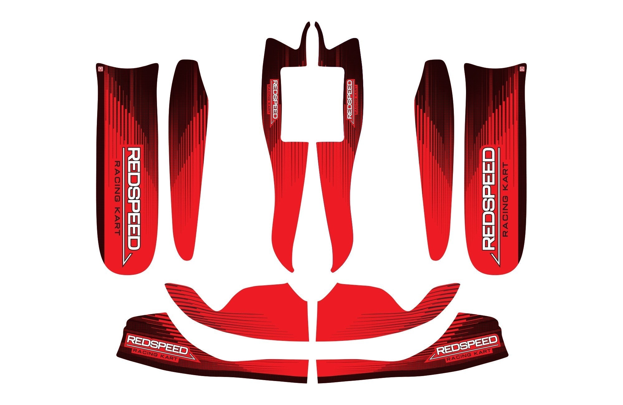 OTK Genuine Redspeed Sticker Kit 950 M8 – Zip North