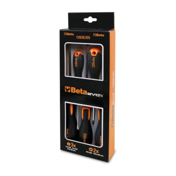 Beta Tools 5 Piece Screwdriver Evox Set 1203E/D5 – Zip North
