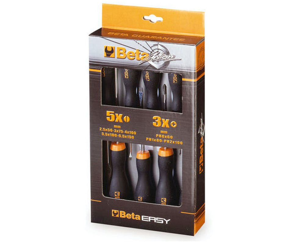 Beta Tools 8 Piece Screwdriver 1203/D8P Screw Driver Set – Zip North