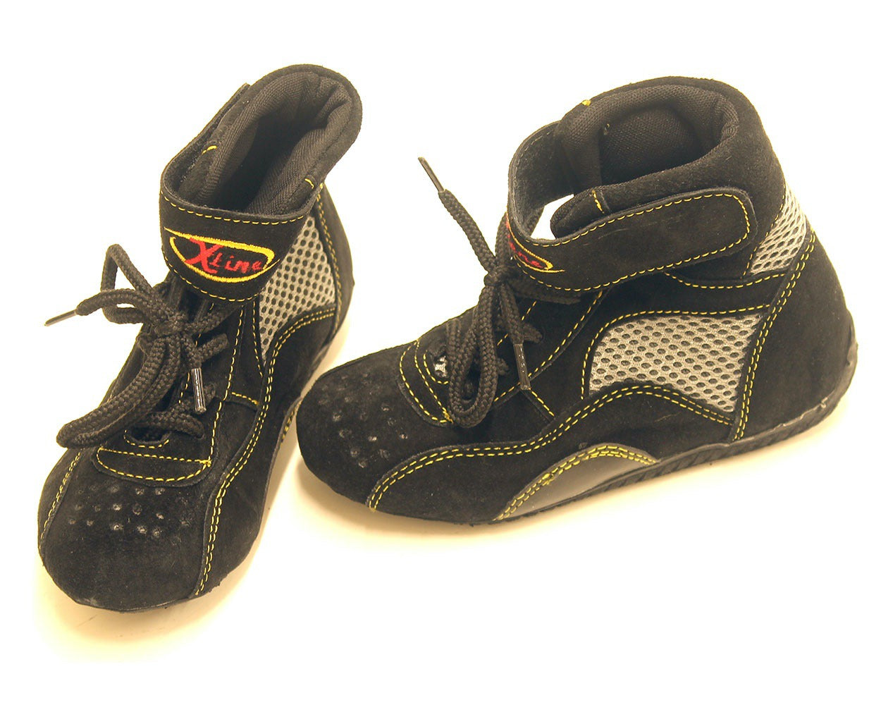 Xline Childs Race Boots Black Uk 10 Euro 28 – Zip North