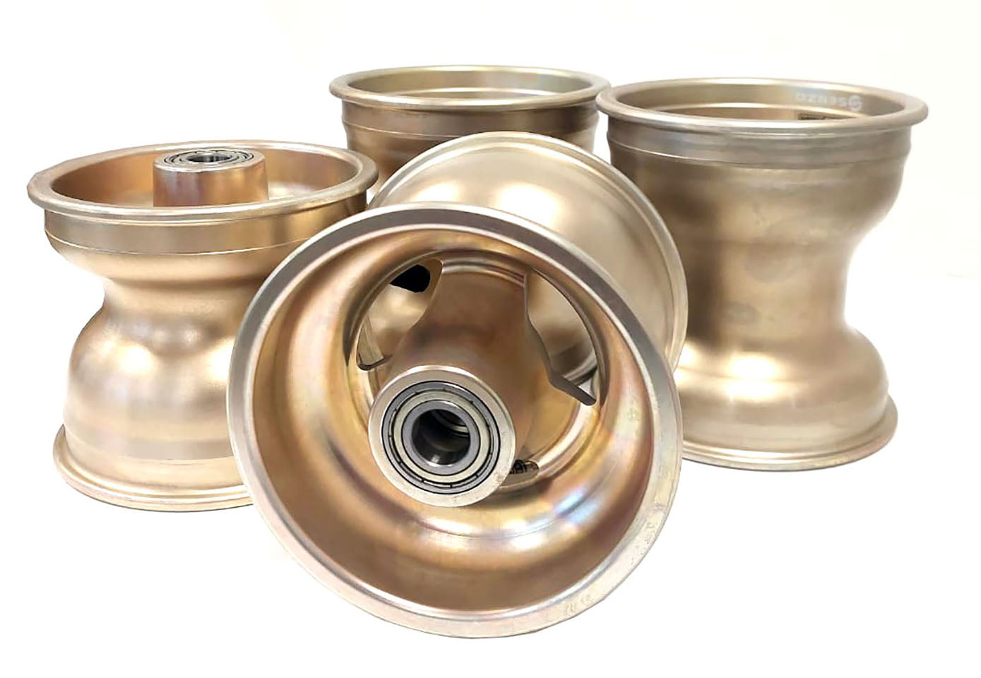 Senzo Magnesium Mini MXC Style Wheel Set 17mm Bearing Offset 115/143mm ...