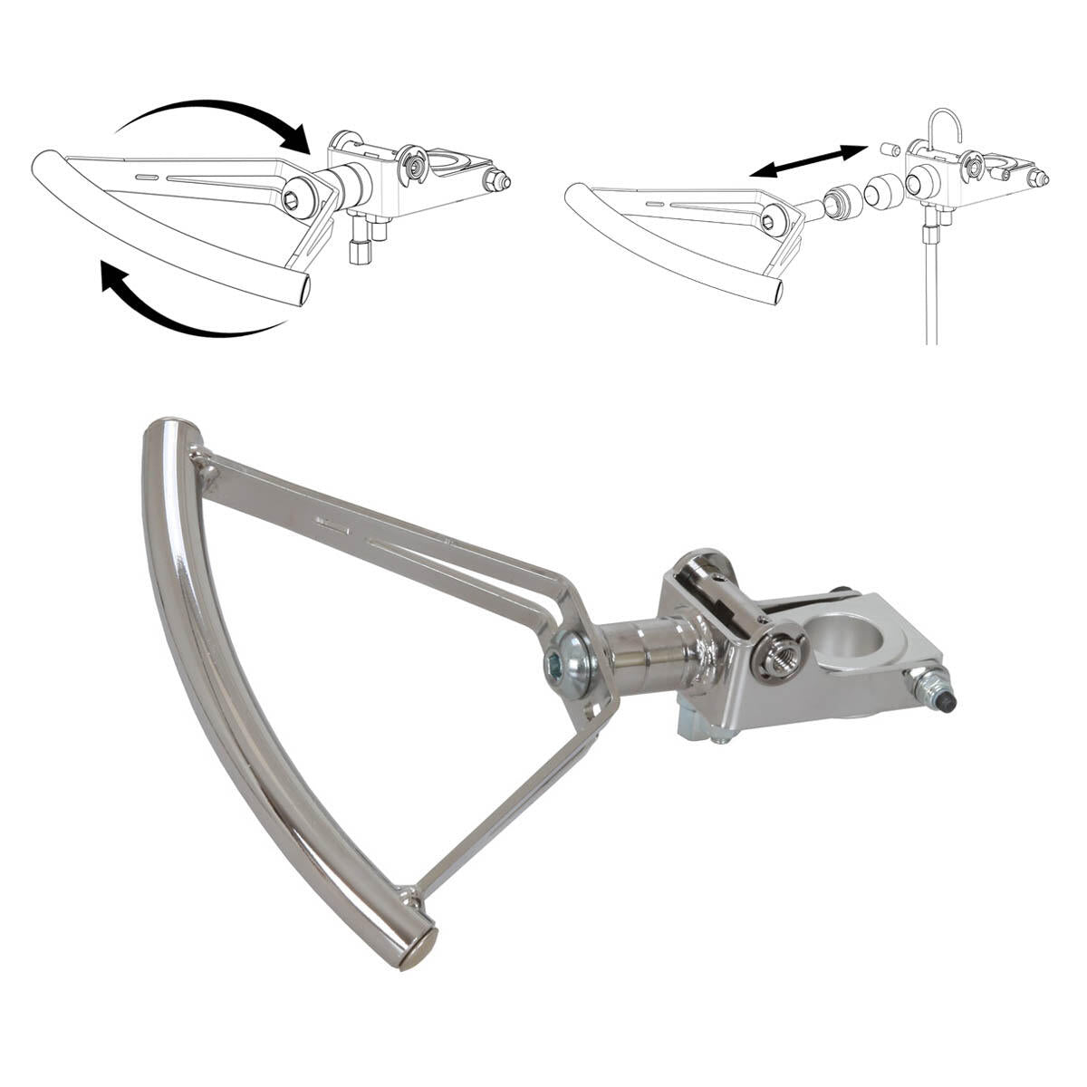 Clutch Lever With Aluminium Hub Support 20mm – Zip North