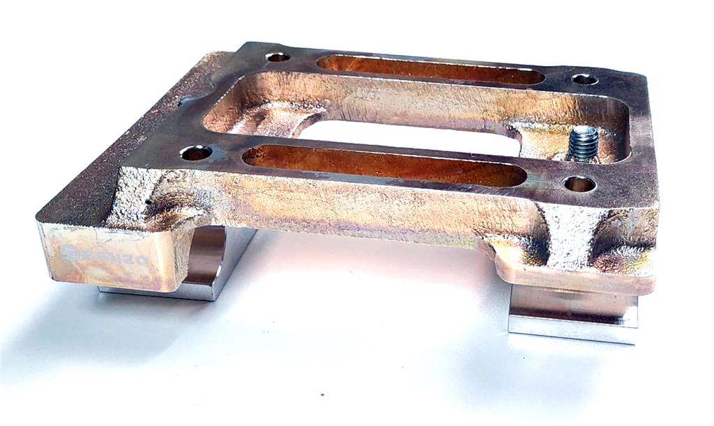 Flat Magnesium Engine Mount 92mm X 32mm Drilled For Rotax – Zip North