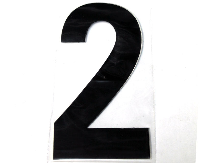 Adhesive Number 2 Black Pkt 4 – Zip North